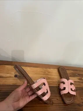Sam Edelman | Shoes | Sam Edelman Bay Pink Slide Sandals Size 85 | Poshmark